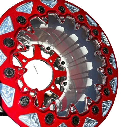 10X8 Inch ATV Wheel UTV Wheel Aluminum Beadlock Rims Offset 3+5- 4x115 ...