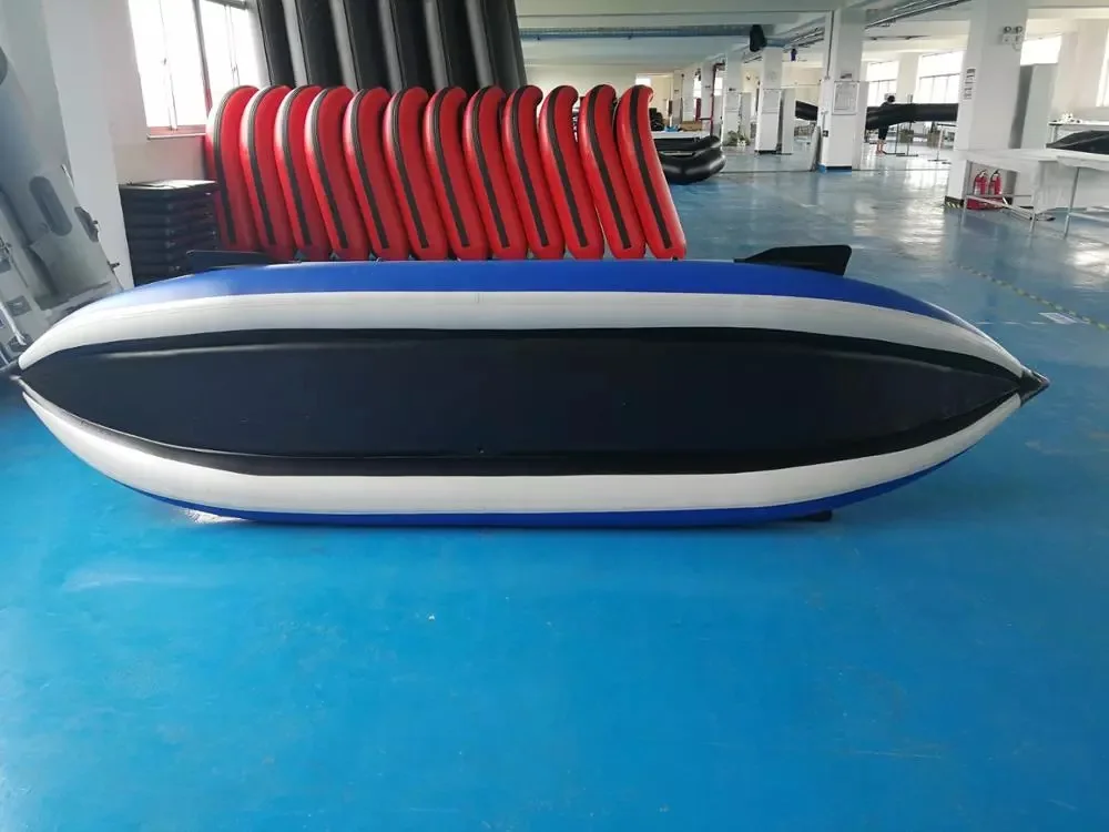 PVC Pontoon Kayak - Inflatable Fishing Boat for Outdoor