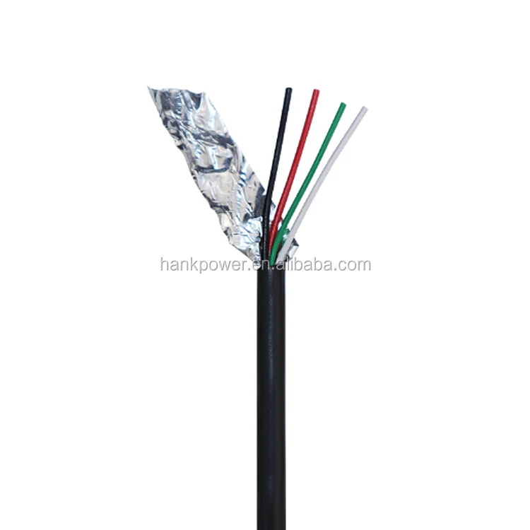 2464 26AWG 4 Core Shielding USB Data Wire Cable - High Speed Charge