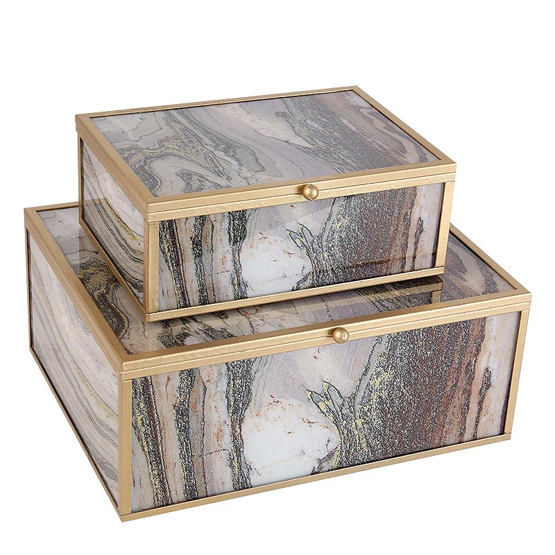 House Decor Modern Living Room Decorative Pieces Elegant Storage Box ...
