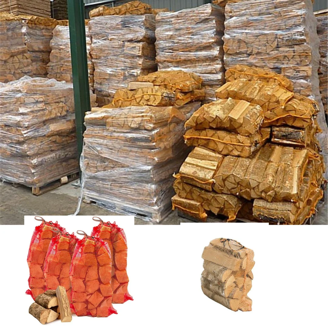 Low Smoke Dry Firewood Dried Split Wood Logs Hardwood Firewood for ...