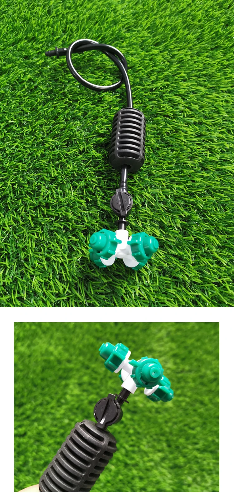 Drip Irrigation System with Four Outlets - Efficient & Durable