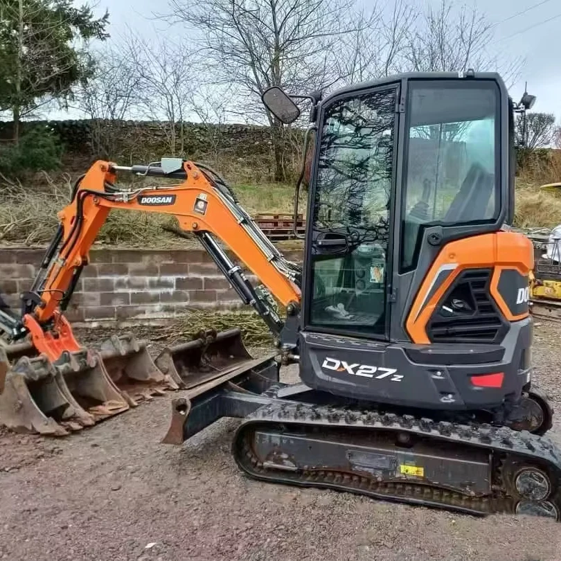 Used Excavators 2ton Korean Brand Doosan DX27 Mini Excavator