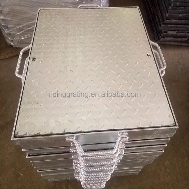 Aluminum Chequered Plate Manhole Trench Cover - Buy Aluminium Checker ...