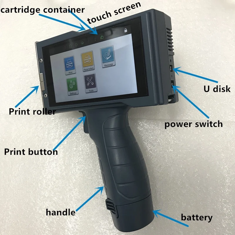 Handheld Batch Number Mrp Printing Coding Marking Machine For Pouch ...