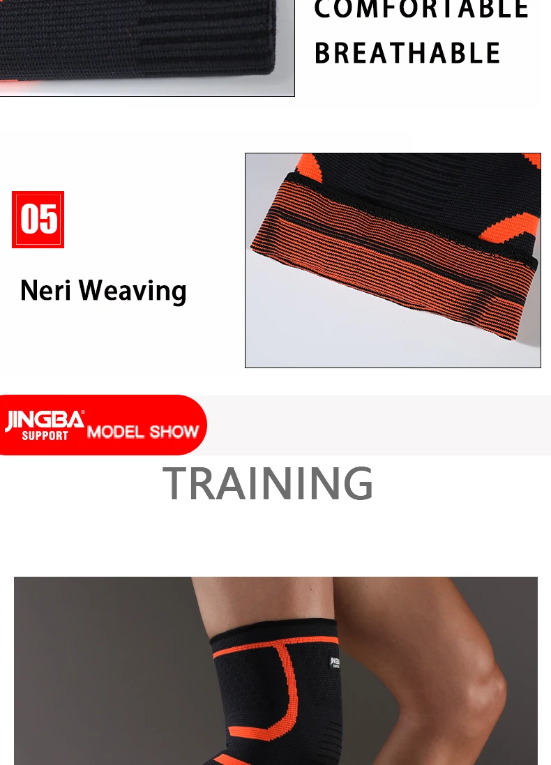 JINGBA Custom Knee Brace Ama Zon Temu Shein Popular Compression Knee ...