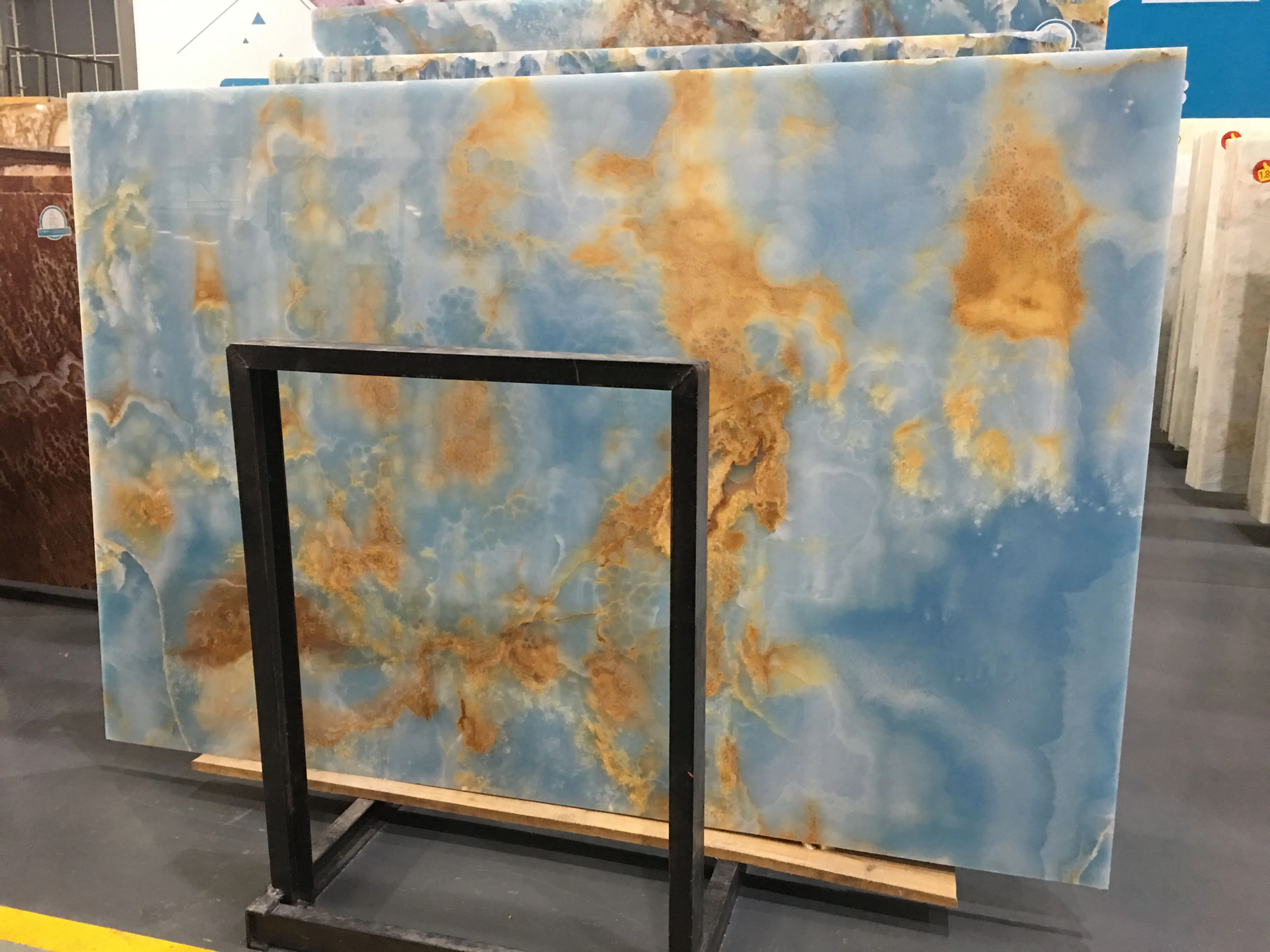 Backlight Crystal Blue Onyx Countertops - Buy Blue Onyx Slab,Backlight ...