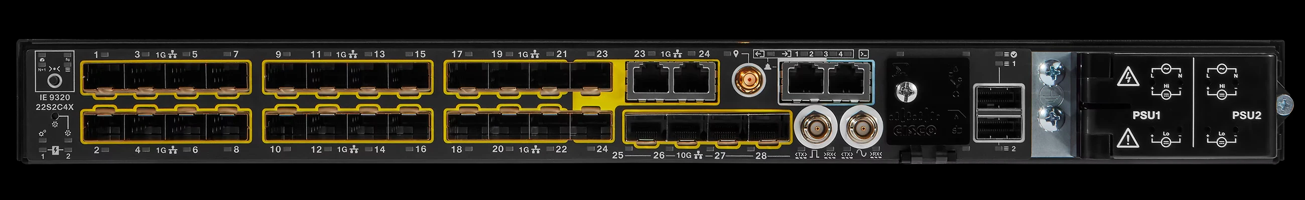 IE-9320-24P4S-E Brand New Cisco IE-9300 Series 24 X PoE+ Ports 4 X SFP ...