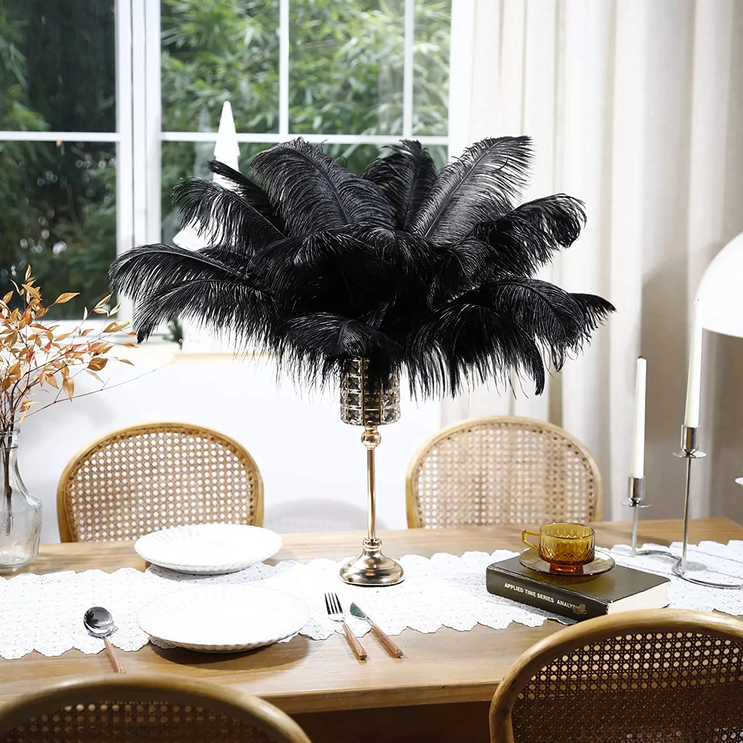 Wholesale Feather Supplier - Natural Black Ostrich Feathers