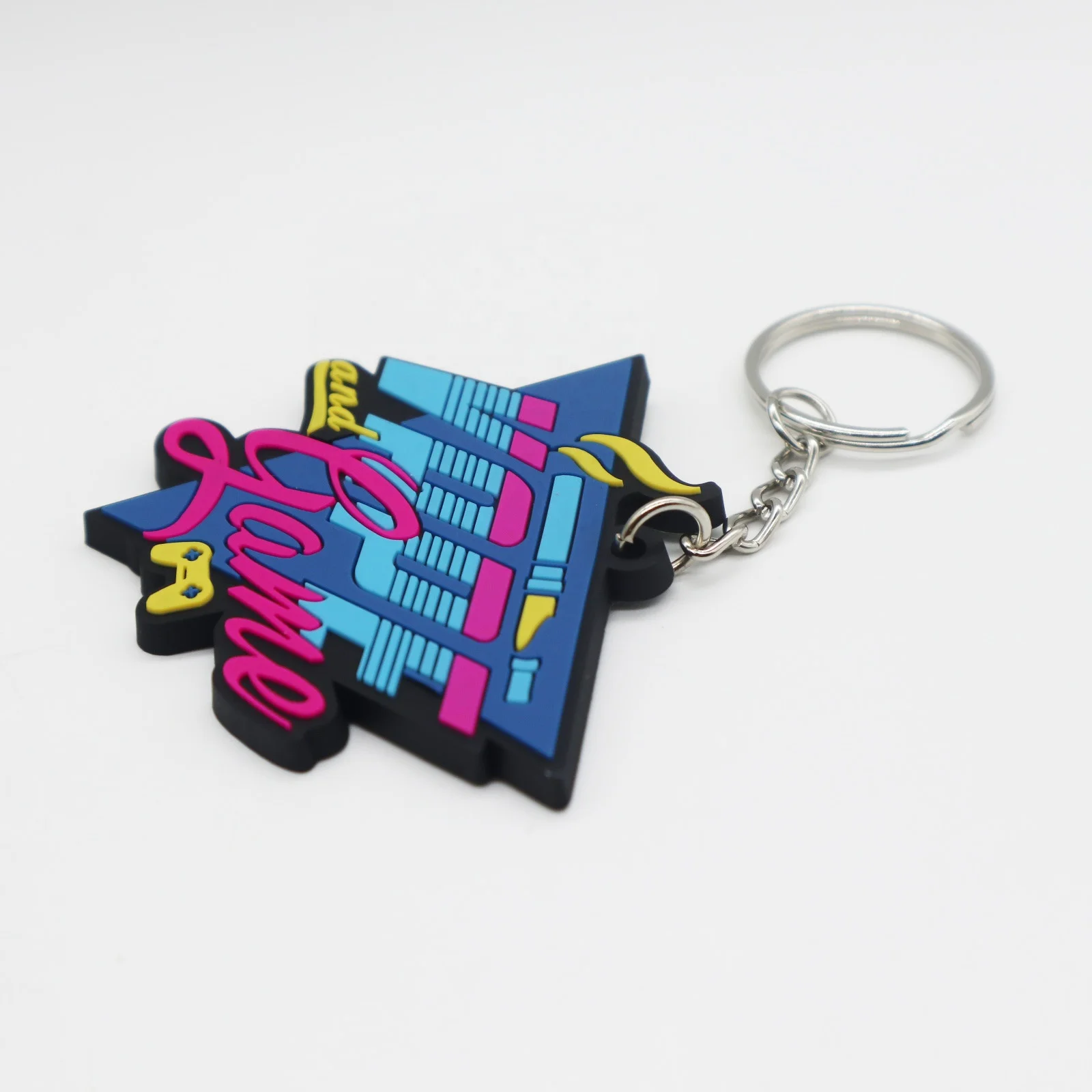 Pvc Custom Logo 2d Soft Pvc Plastic Acrylic Keychain Metal Gift Anime ...