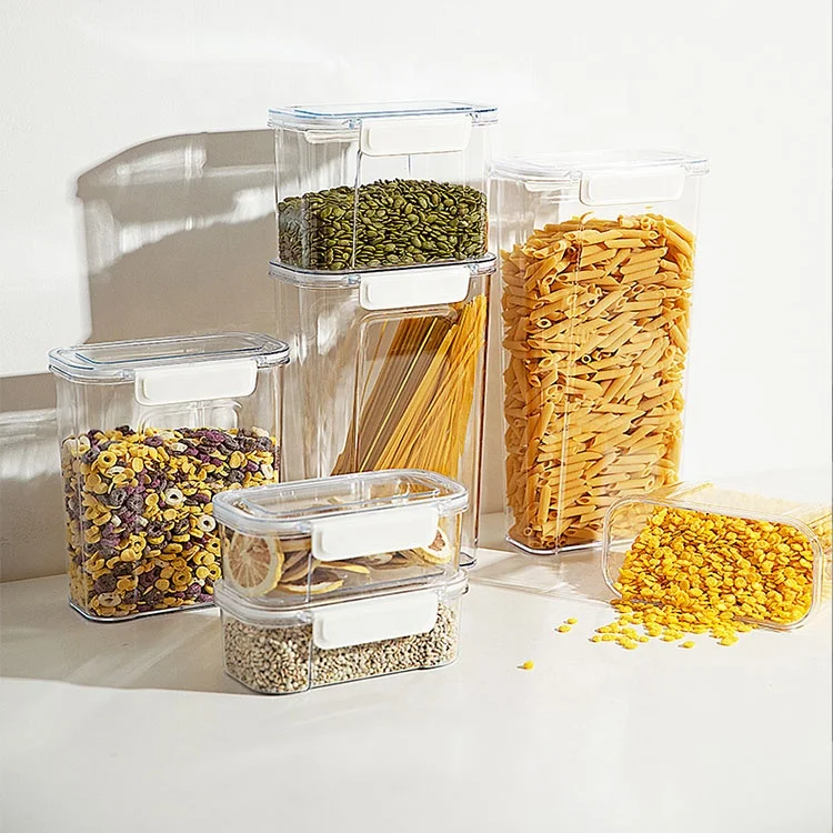 7-piece Set Of Food Storage Box Bpa Free Air Tight Food Containers For ...