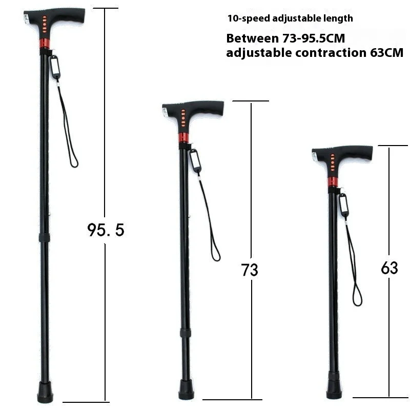 135cm Light Aluminum Telescopic Custom Folding Adjustable Mobility Aids ...
