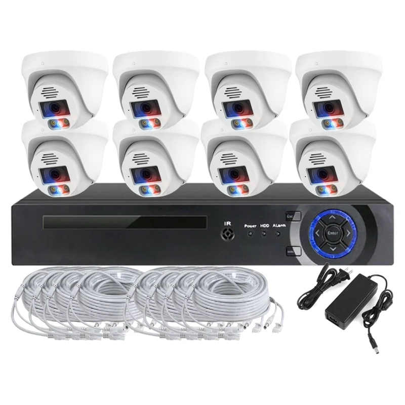 8ch 8mp 4k Poe Nvr Kit Ip Poe Surveillance System Cctv Network Camera ...