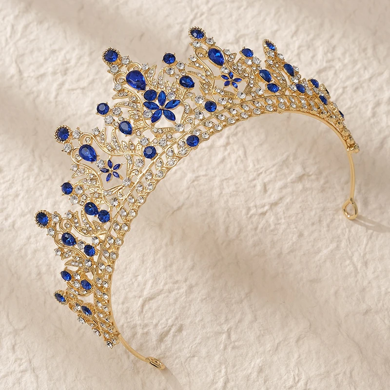 Euro-american Style Beauty Pageant Crowns Diamond Bridal Head Pieces ...
