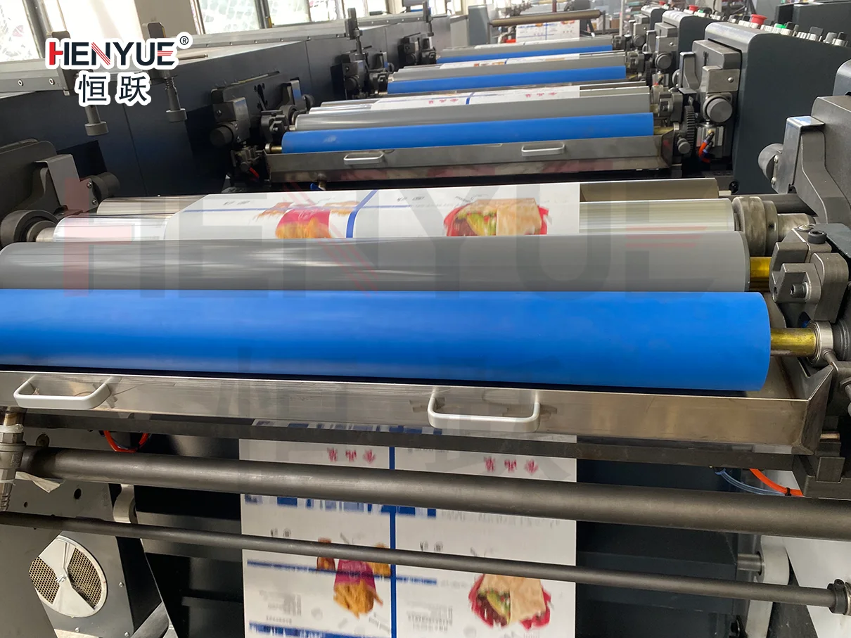5 Color In-Line Flexo Plate Printer Automatic Condition for Card and ...