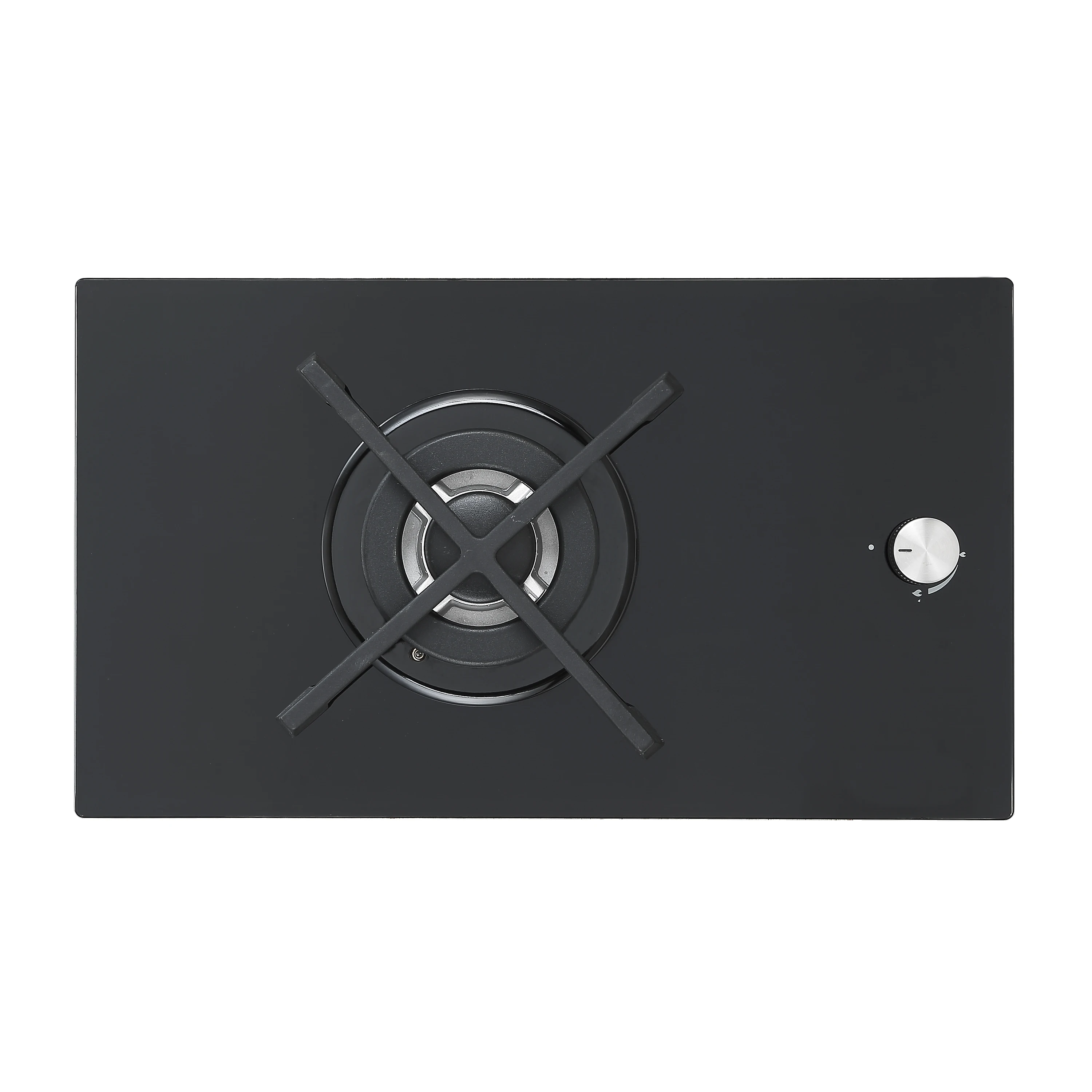 30cm Malaysia Glass Panel Enamel Support Single Burner Gas Hob