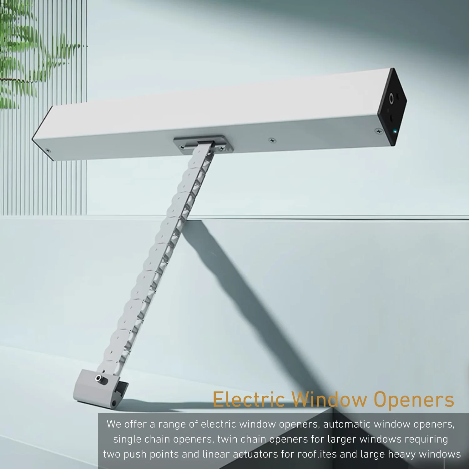 HUIYEETEX Skylight Motor with RF Remote Control - 110V/120V