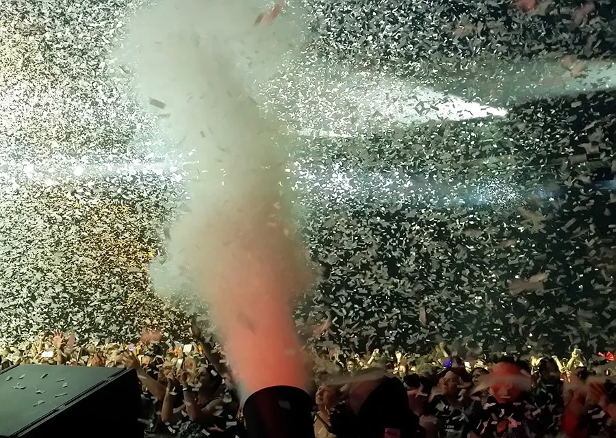 Large Co2 Confettis Paper Blower Dmx Launcher Rainbow Stage Streamer ...