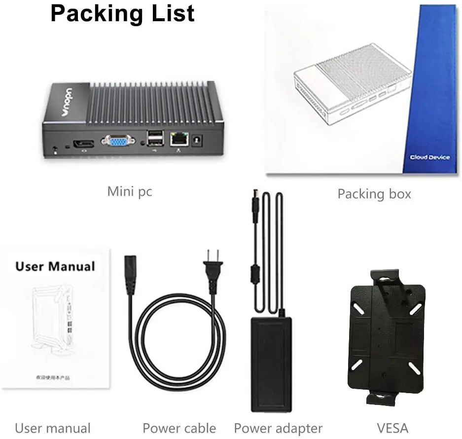 X86 Fast Speed Portable Vdi Thin Client Linux Poe Function Thin Client ...