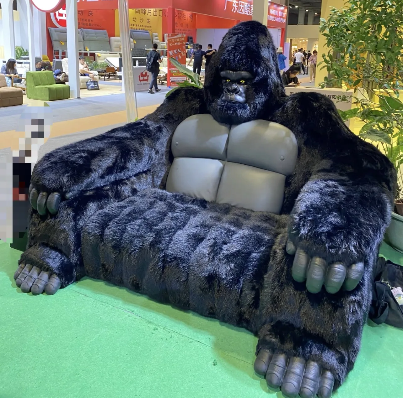 Custom Godzilla Fluff Sofa - Creative Indoor Living Room
