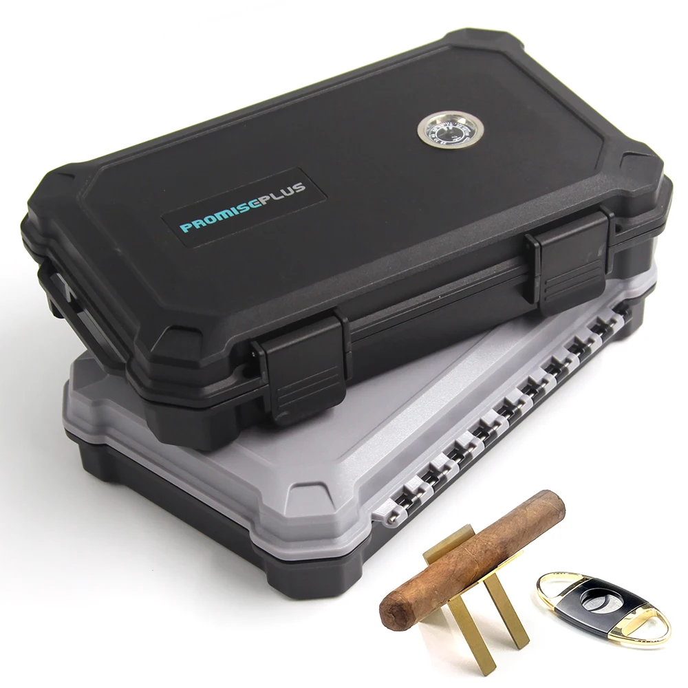 Custom Plastic Cigar case 5CT Cigar Travel Humidor Cigar Humidor with ...