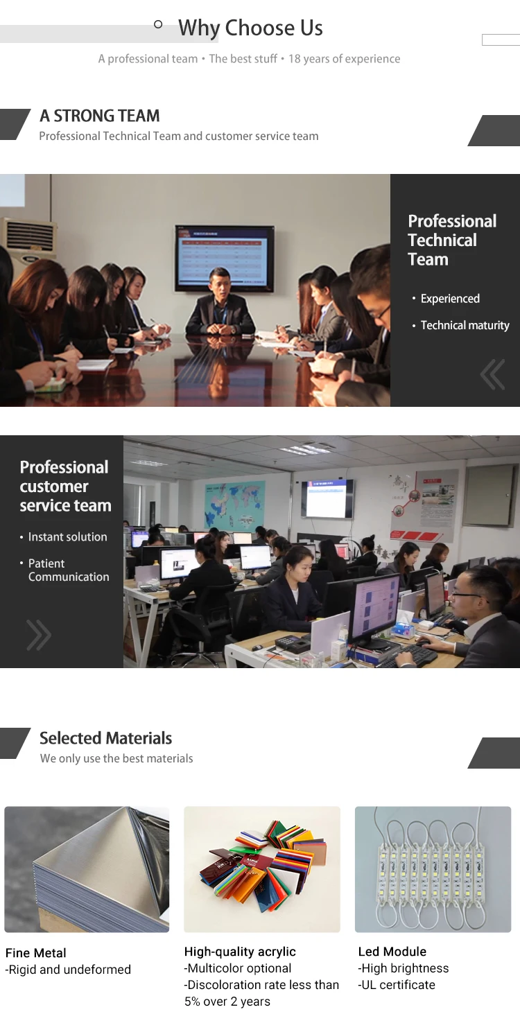 Customized LED Sign Board - Durable Acrylic & Stainless Steel