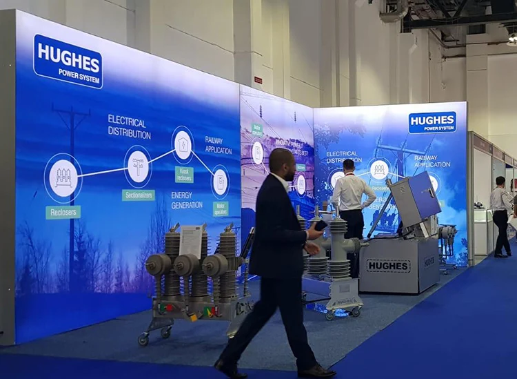 Custom Printed LED Backlit Trade Show Booth for Sale