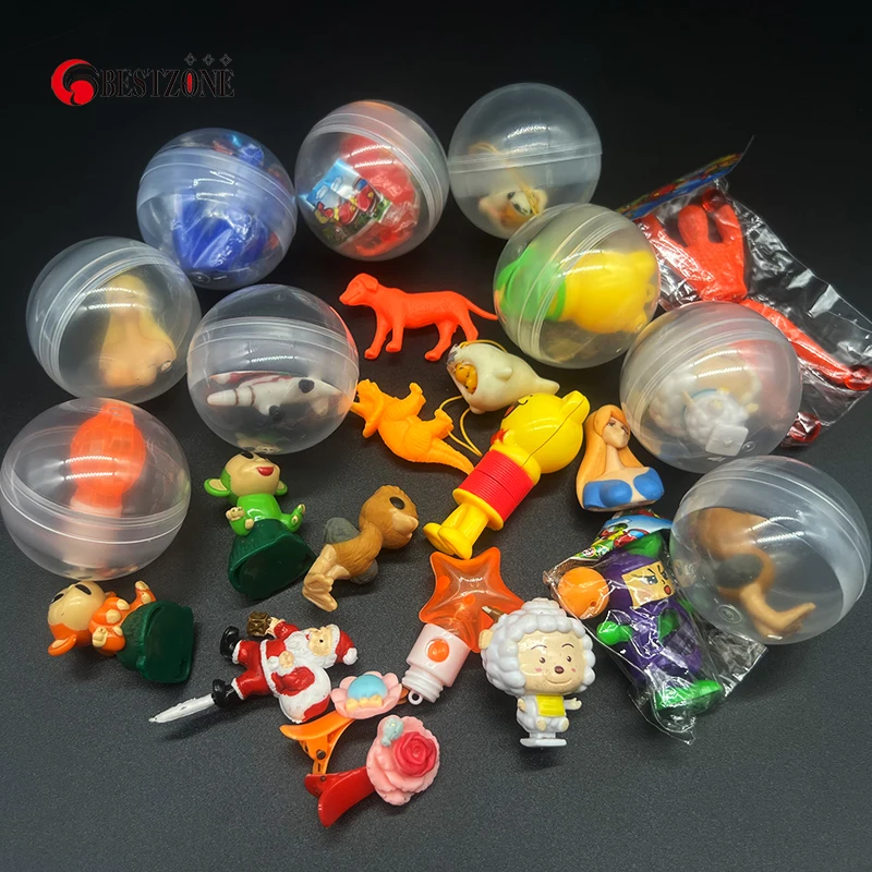 50mm Clear Toy Capsules With Toys - Buy Capsule Toy Vending Machine ...