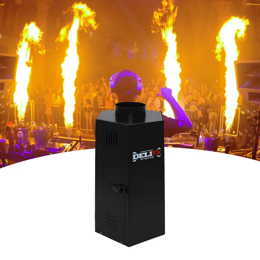 DMX512 Stage Burner Projector Machine - Customized Small Fire Effect OEM