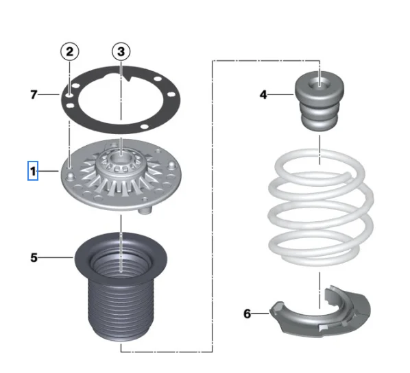 For Bmw Front Strut Mount Bearing F20 F30 F22 F32 F34 F36 328i Oem No ...