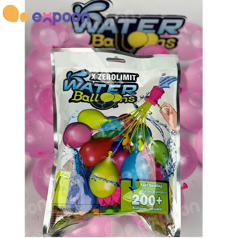 Expoon Water Balloons - Quick Fill Fun for Kids & Adults