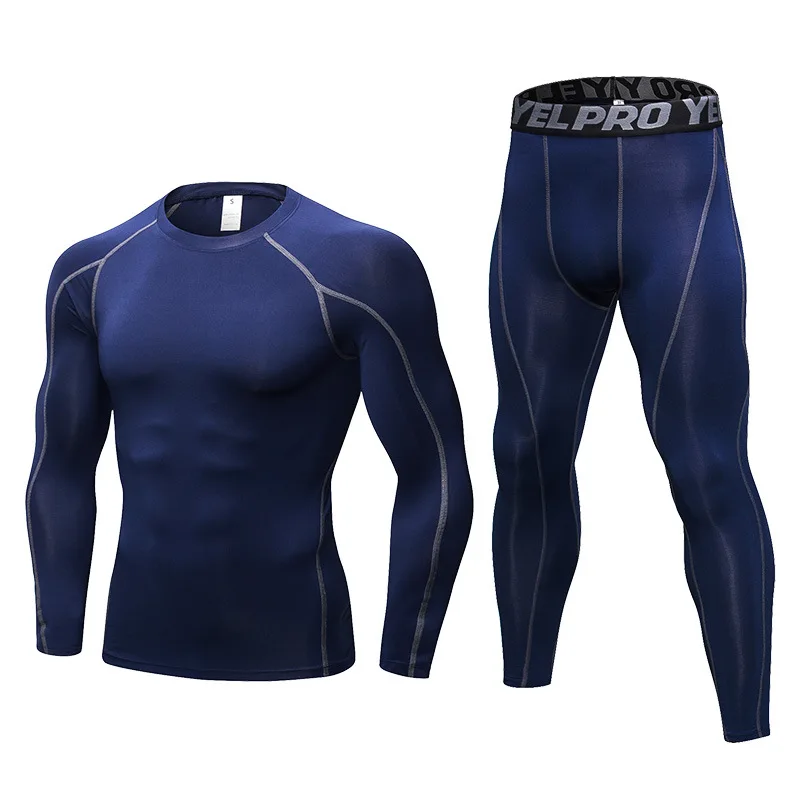 Fitness Compression Top & Compression Tights Quick-drying Man ...