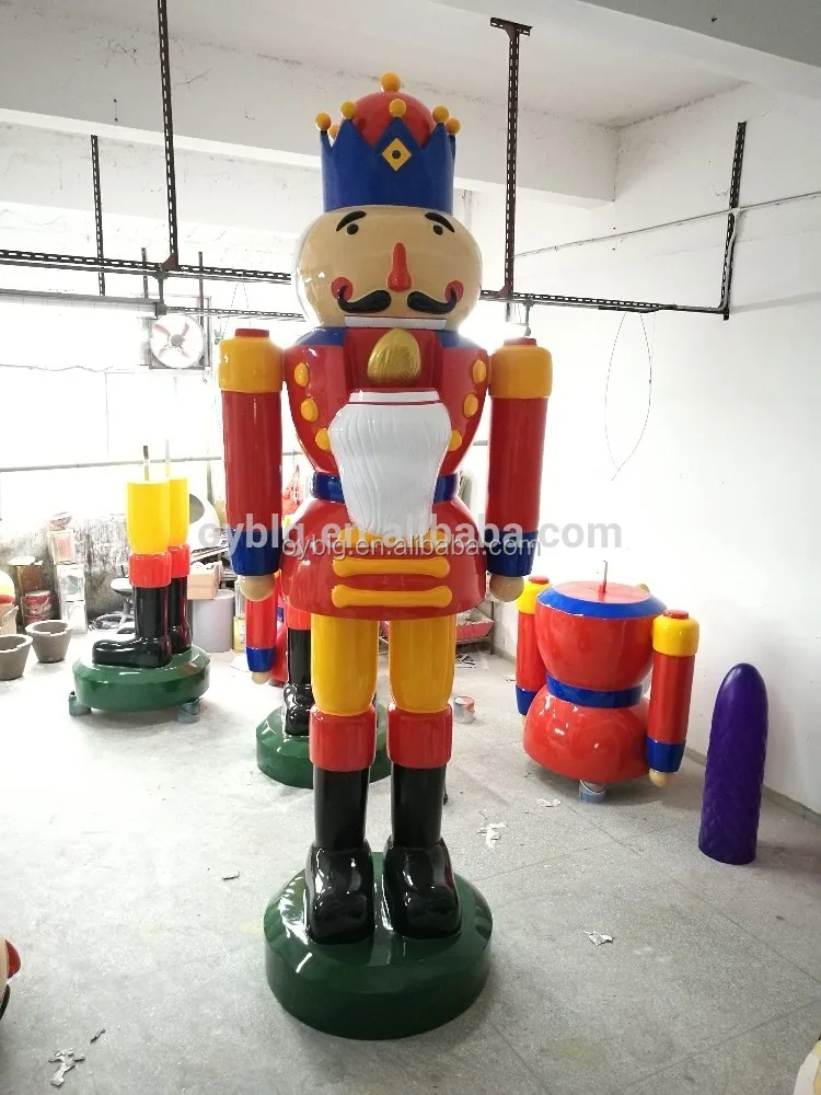 Giant Resin Toy Soldier - Life Size Fiberglass Nutcracker