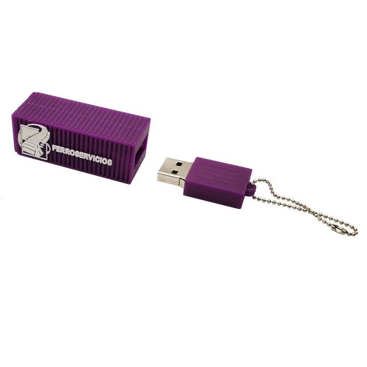 Shipping Container Shape Promotional Gift Soft Pvc Usb Flash Drive ...