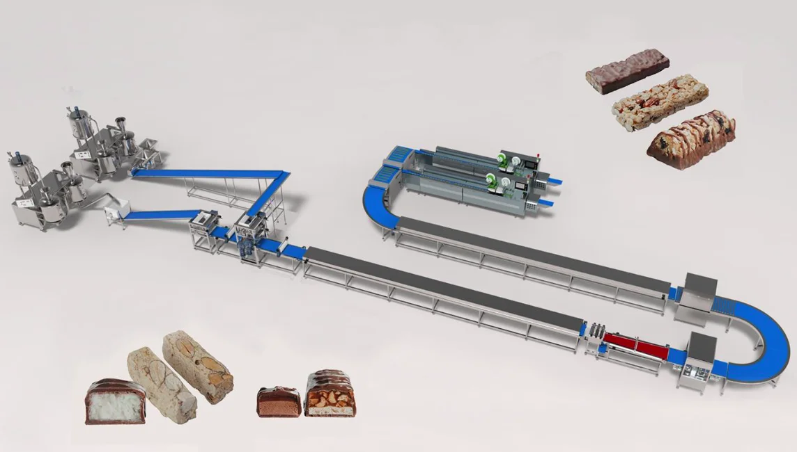 Multiple Protein Bar Energy Chocolate Bar Production Line