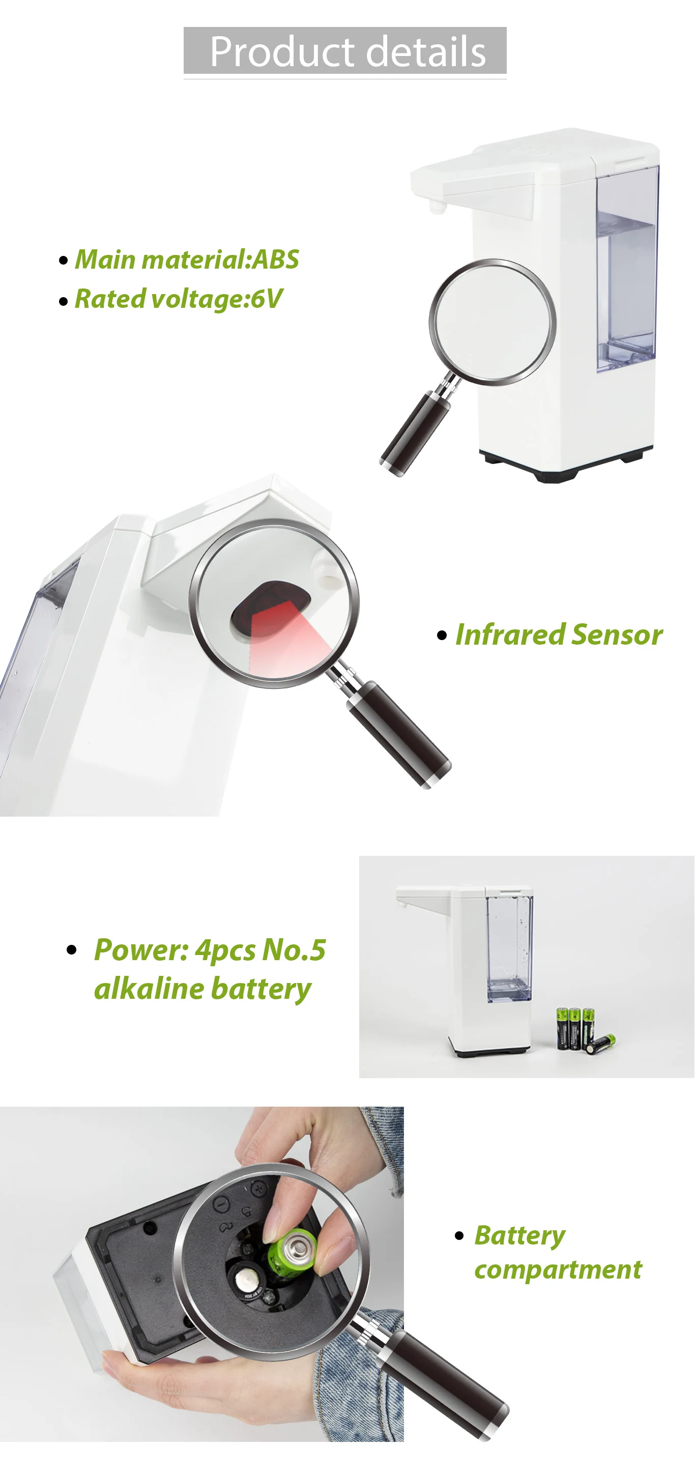 Public Electronic Alcohol Automatic Dispenser,Hospital Sensor Spray ...