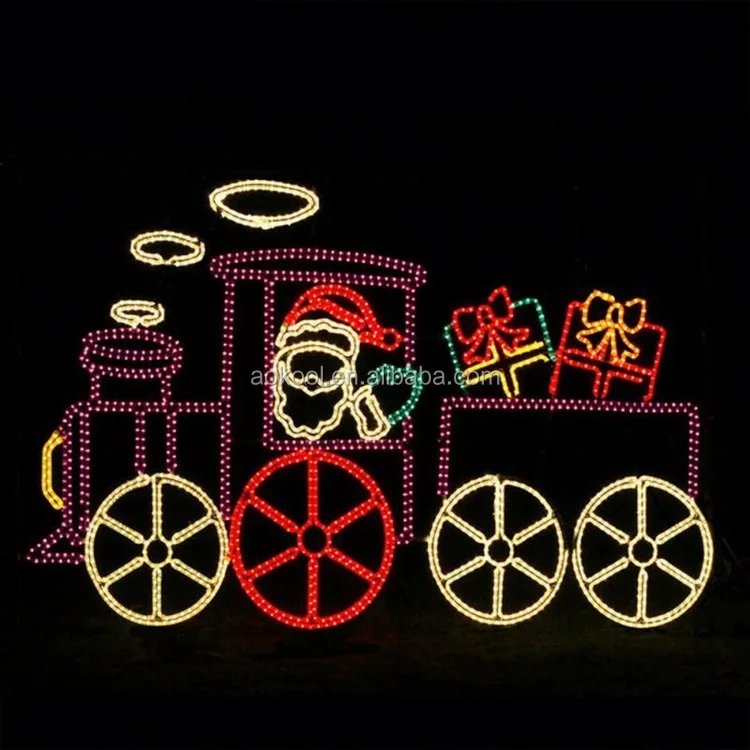 Customize Outdoor 2D Christmas Santa Clause Led Motif Light| Alibaba.com
