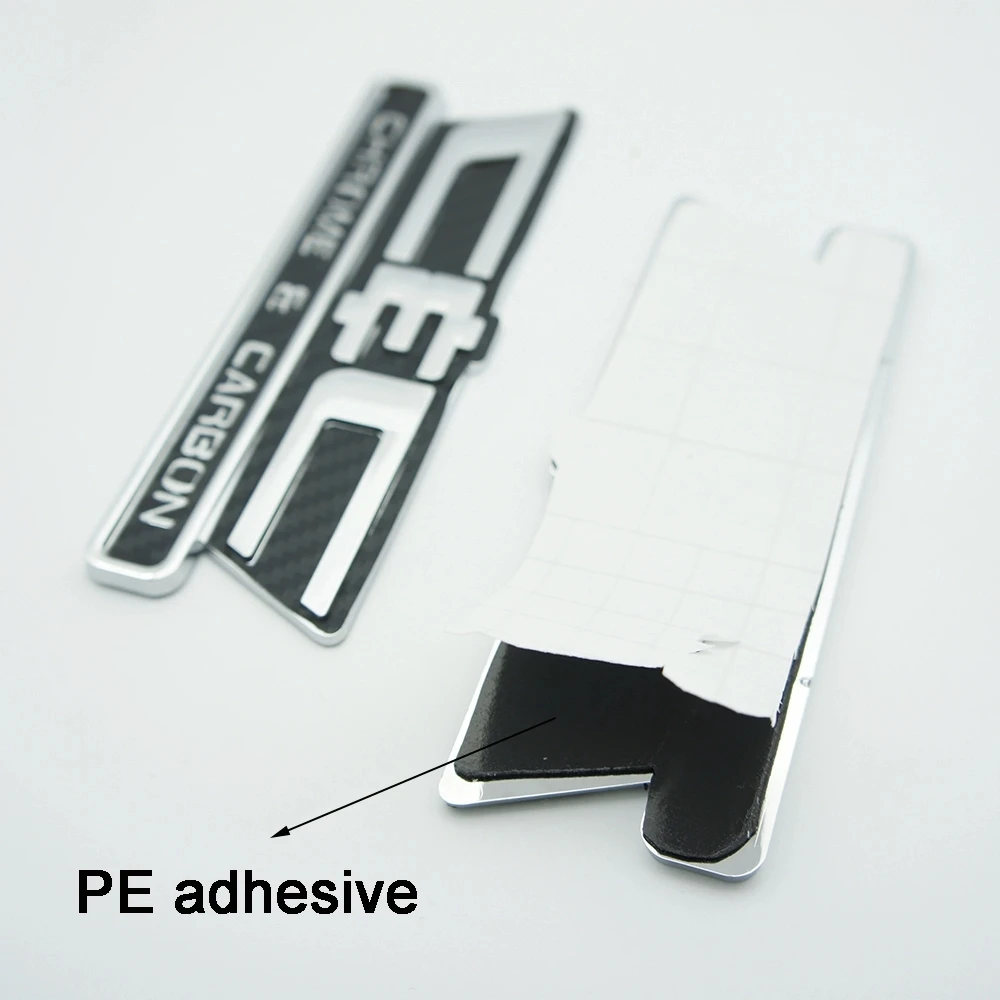 Custom 3D Chrome Logo Sticker - Self-Adhesive for Cars