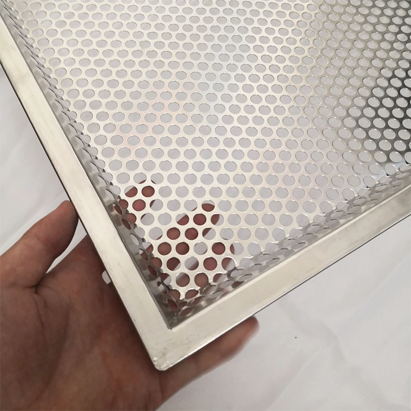 Stainless Steel Perforated Wire Mesh Trays for Baking