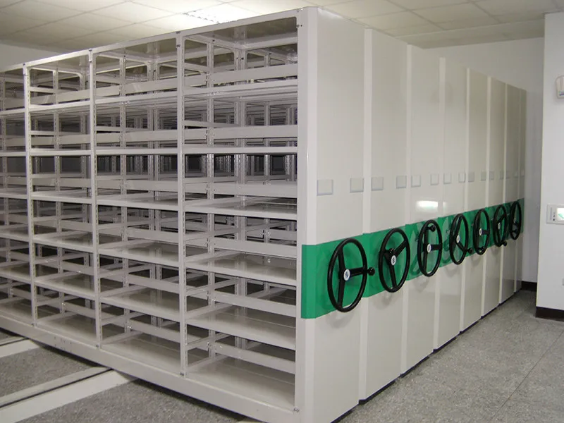 Filing Storage Compactor - Efficient Mechanical Mobile Shelving
