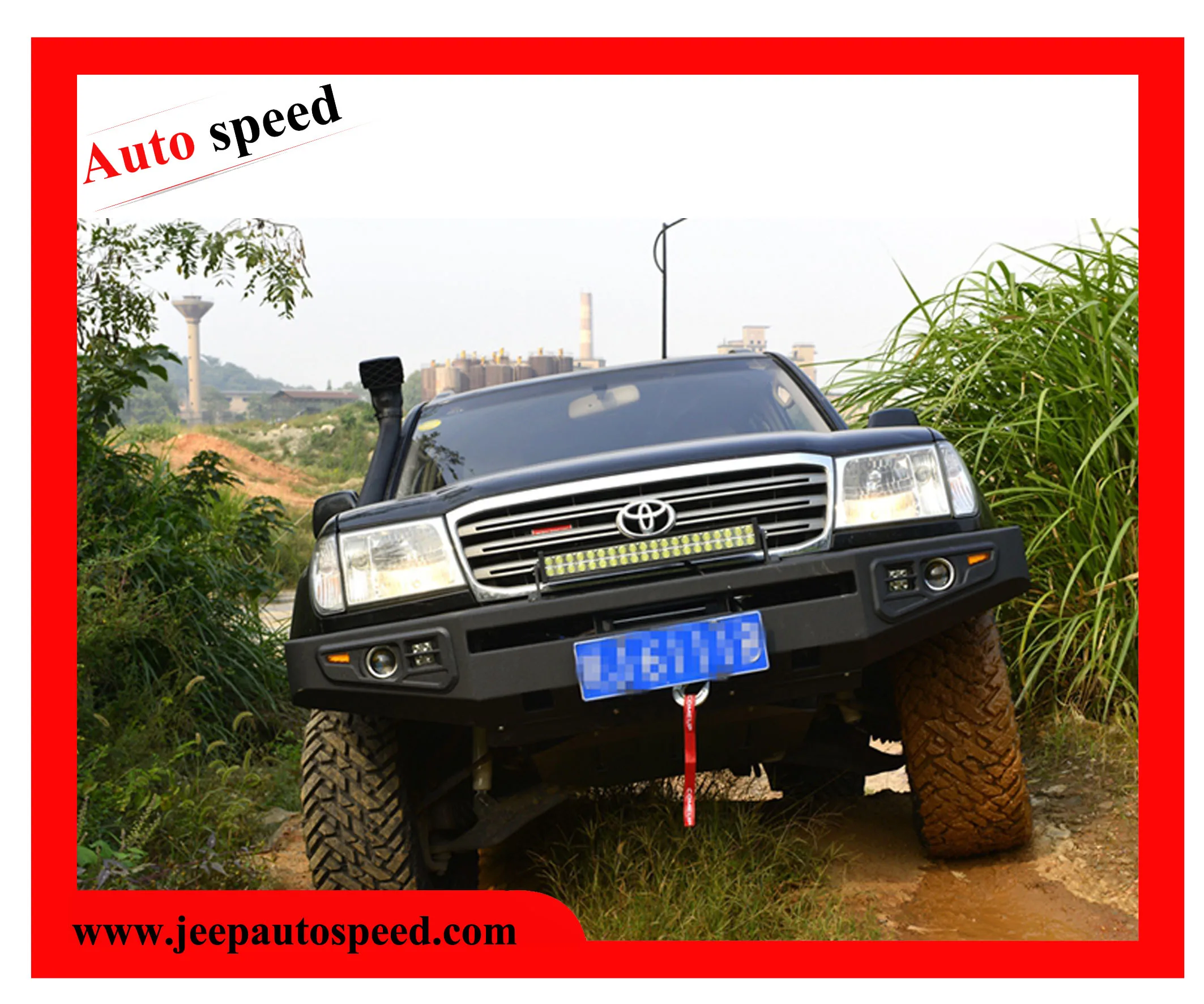 Toyota Land Cruiser LC100 Steel Replacement Front Bumper OEM