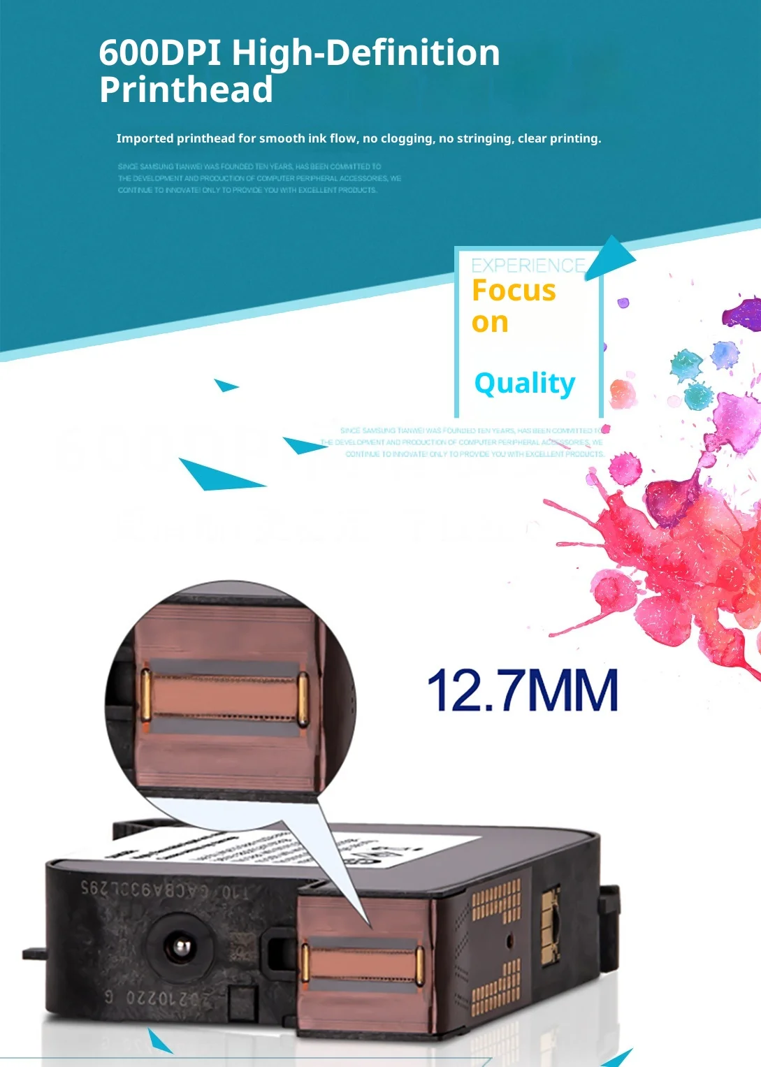 Demin IQ800 Handheld Solvent Inkjet Printer New Special Black Ink High ...