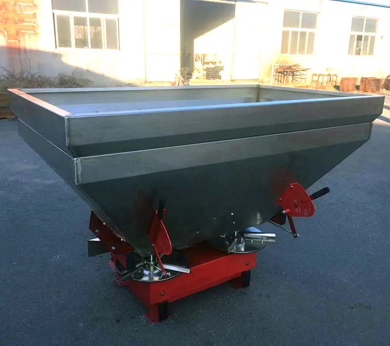 Double Disc Stainless Steel Fertilizer Spreader Manufacturer Spot Sale ...
