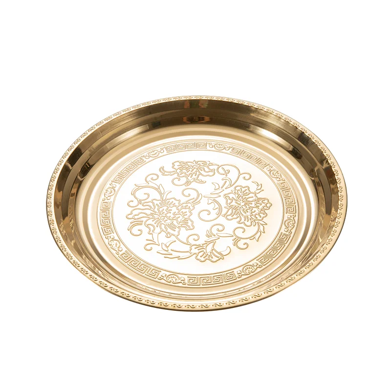 High Quality Arabic Style Stainless Steel Food Plates