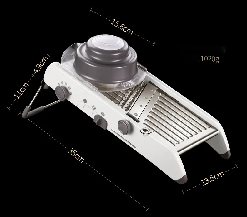 Stainless Steel Mandoline Slicer Vegetable Shredder Slicer Vegetable ...