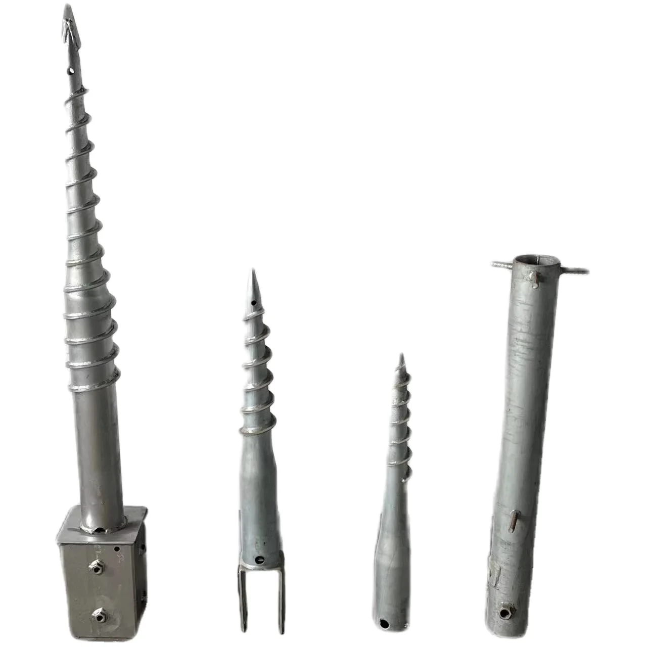 Ground Concrete Anchor Screw Piles Helical Auger Pile Post Anchor ...