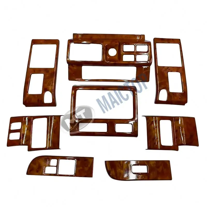 Maictop Car Accessories Wooden Dashboard Panel Interior Kit For Land ...