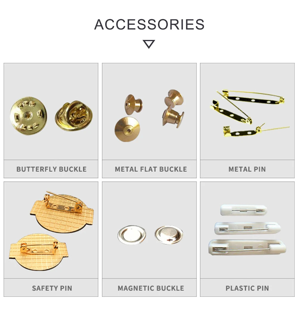 Free Logo Design Metal Pin Badge Manufacturing Promotion Animation High ...