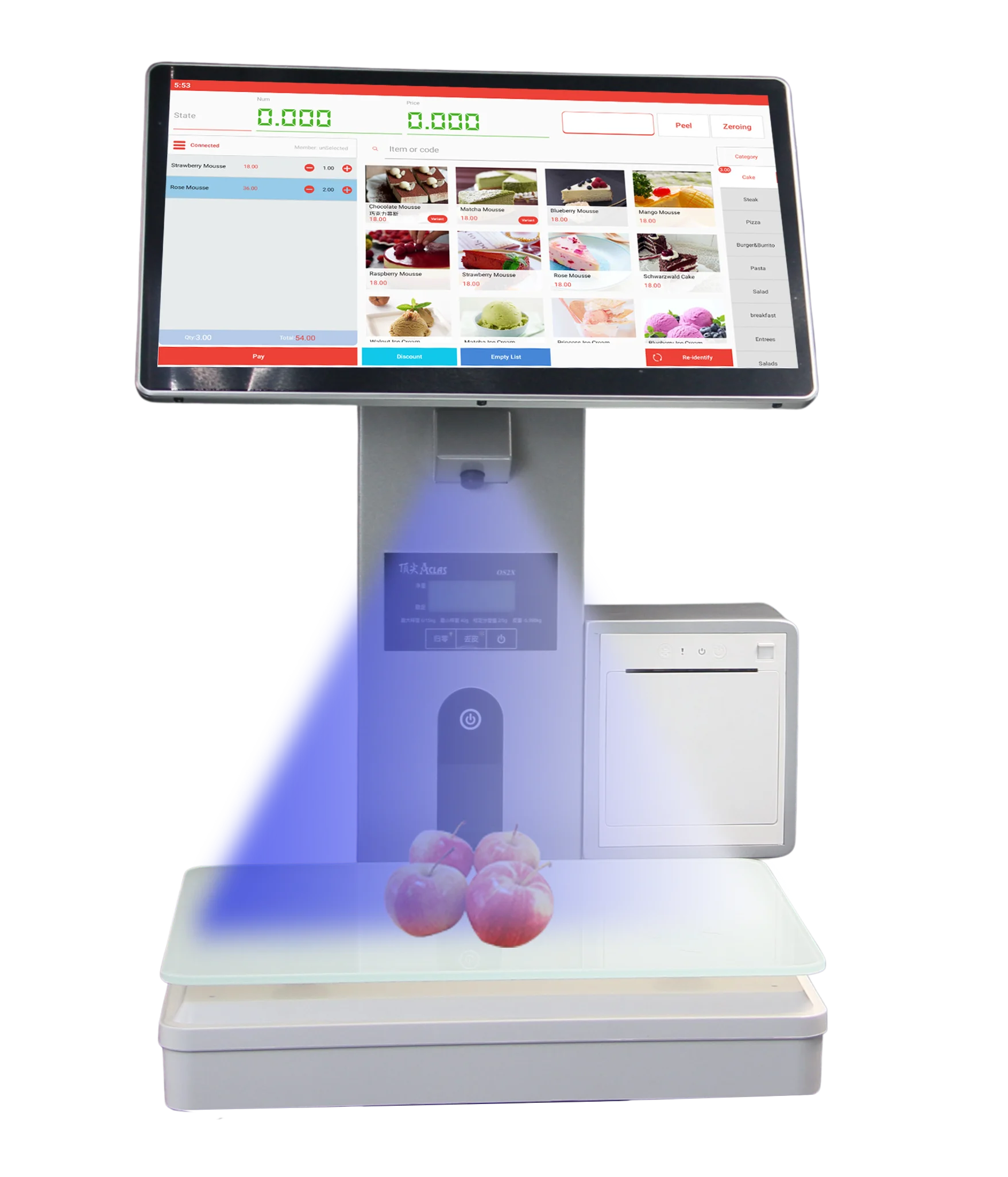 AI Scale All in One Desktop POS System High Quality Cash Register ...