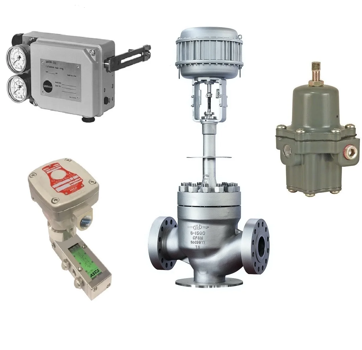 Pneumatic Valve Actuator With Samson 4763/4765 Valve Positioner 67cfr ...